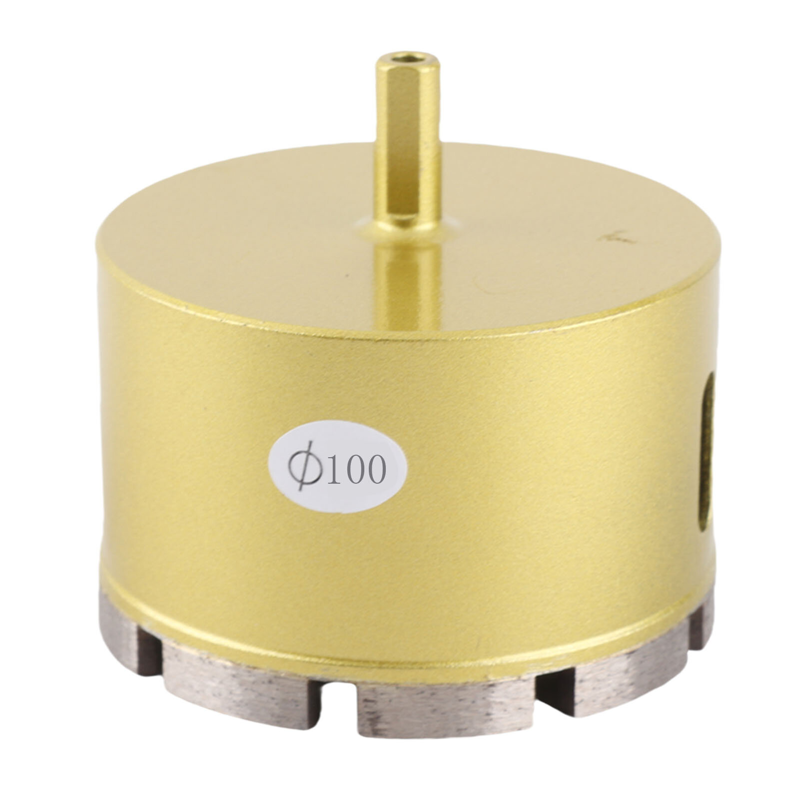 Сверло-коронка для сверления отверстий в мраморе, граните, кирпиче, плитке, керамике и бетоне, 100 мм.