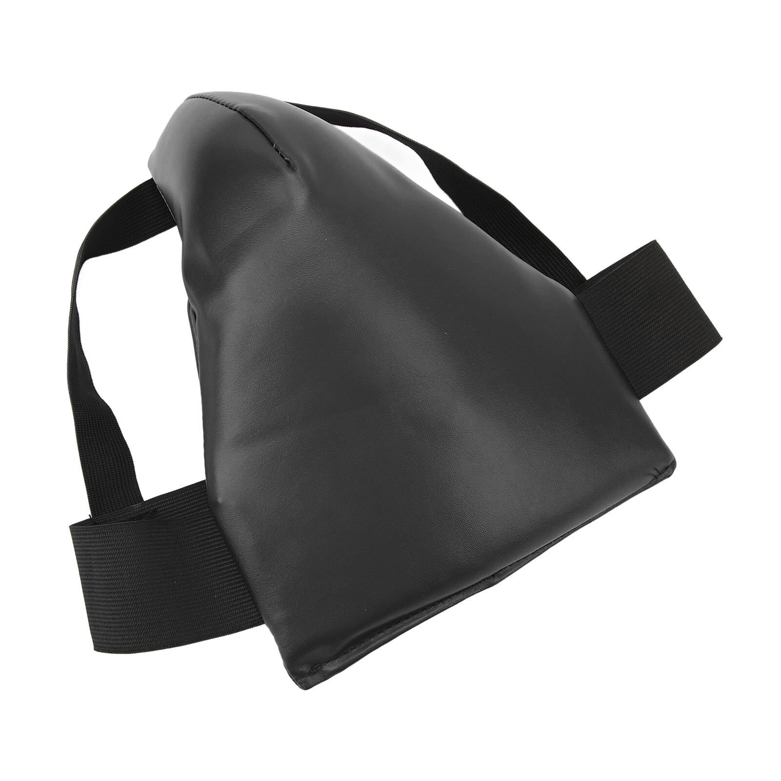 Защитный Щит Для Паховой Области Боксерский PU Защитник Паховой Области Для Тренировки Черный S 43.3‑55.1 дюйм