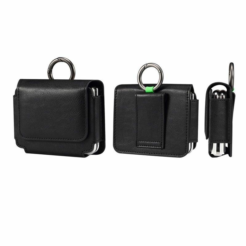 Универсальный защитный чехол-клатч со складывающимся экраном на поясе для мобильного телефона Huawei Pura X