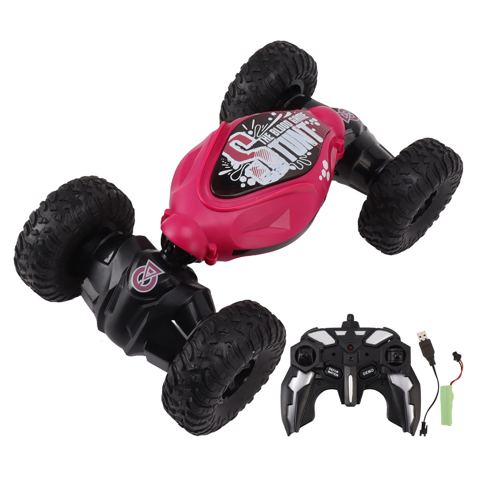 Радиоуправляемая трюковая машина 1/16 4WD 2.4G, красная