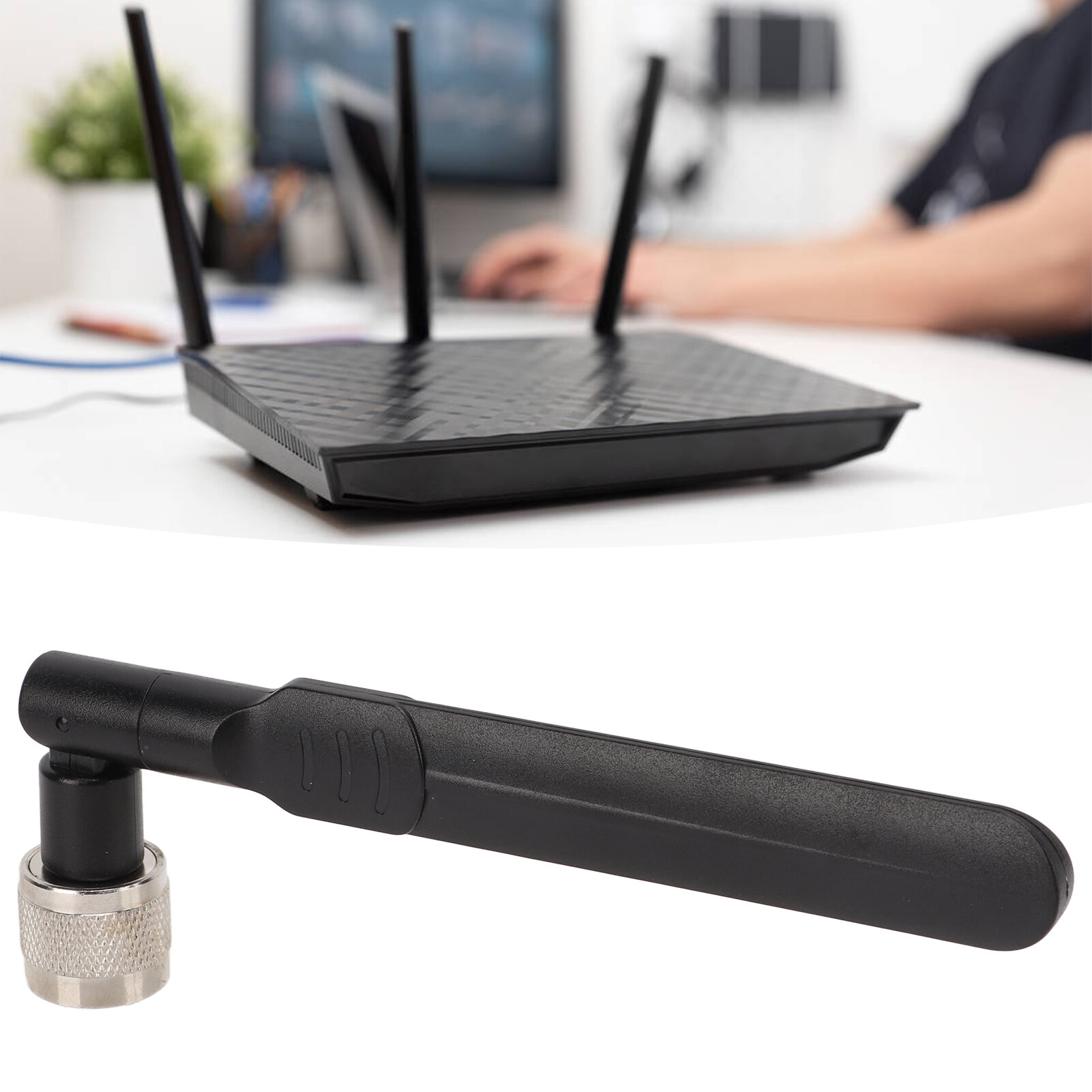 Двухдиапазонная антенна 8dbi 2,4G 5G 5,8G Всенаправленная черная мужская антенна для умного дома сигнальные огни беспроводной мониторинг