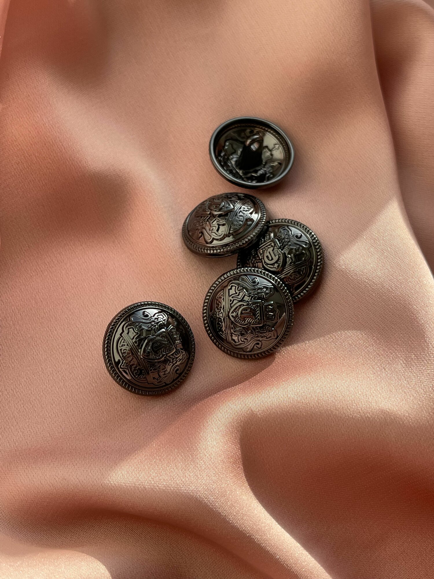 Пуговицы с гербом 15 мм, 5 штук