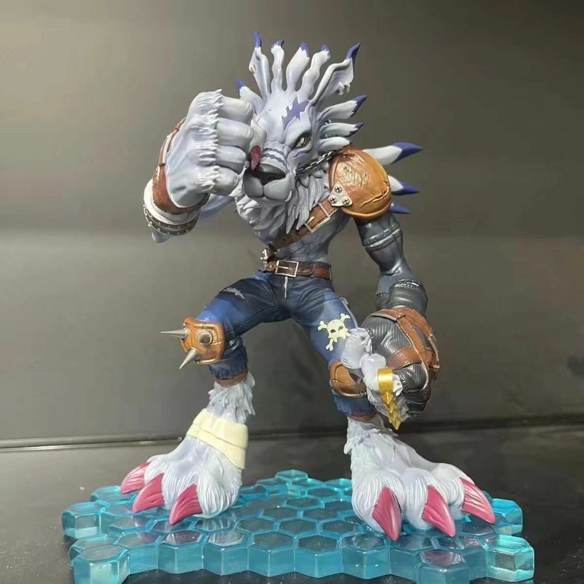 22 см аниме Digimon Orc Garuru Greymon Фигурка Greymon Фигурки Статуя из ПВХ