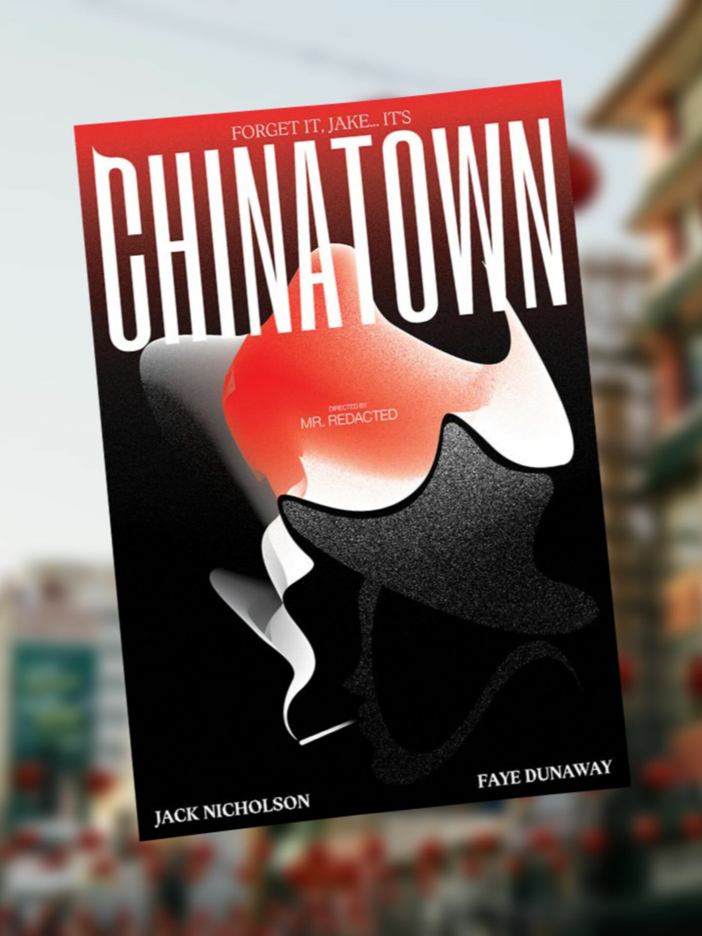 Постер pinterest "Китайский квартал", 29.7х42см, А3, глянцевый