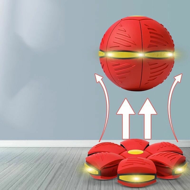 Летающий диск-мяч "Трансформер", для детей, от 0 до 18 лет, пластиковый