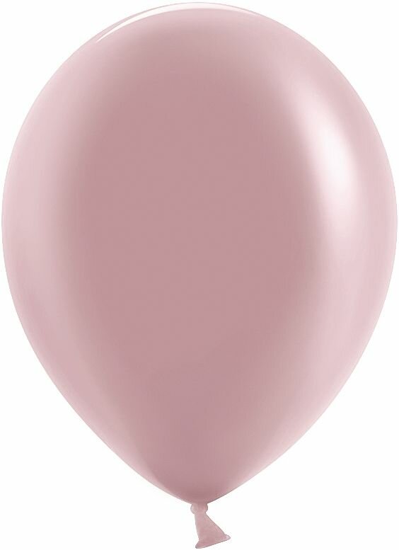 Шары воздушные Дон Баллон 10'/25 см, Дымчатая роза, пастель, 100 шт