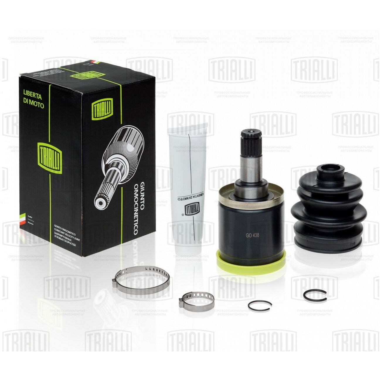 ШРУС внутренний Trialli GO438. ШРУС для а/м Лада 1111 Ока (внутр.) (GO 438)