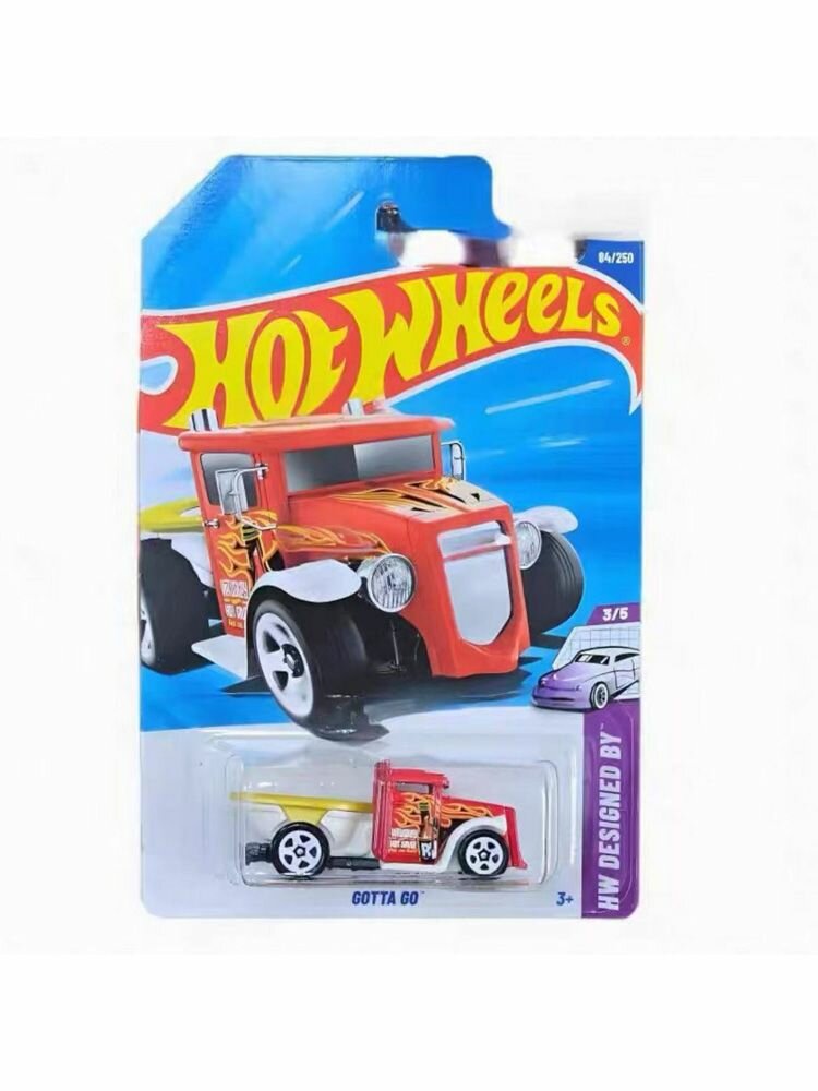 Машинка Mattel Hot Wheels 2025L C4982 GOTTA GO Red HW Designed By