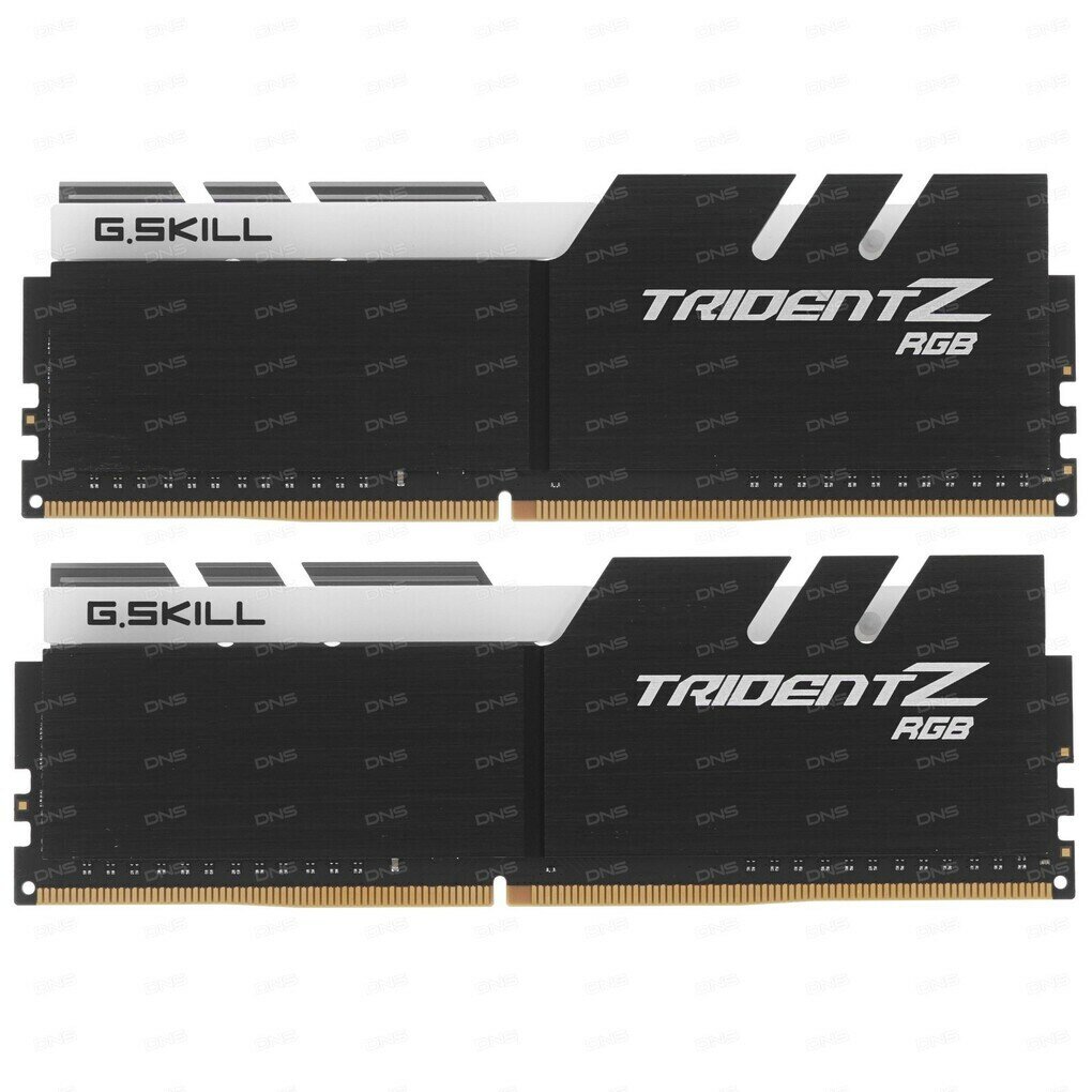 Оперативная память G.Skill TRIDENT Z RGB (F4-3600C18D-16GTZRX) DIMM DDR4 16 ГБ - 2 шт, 3600 МГц