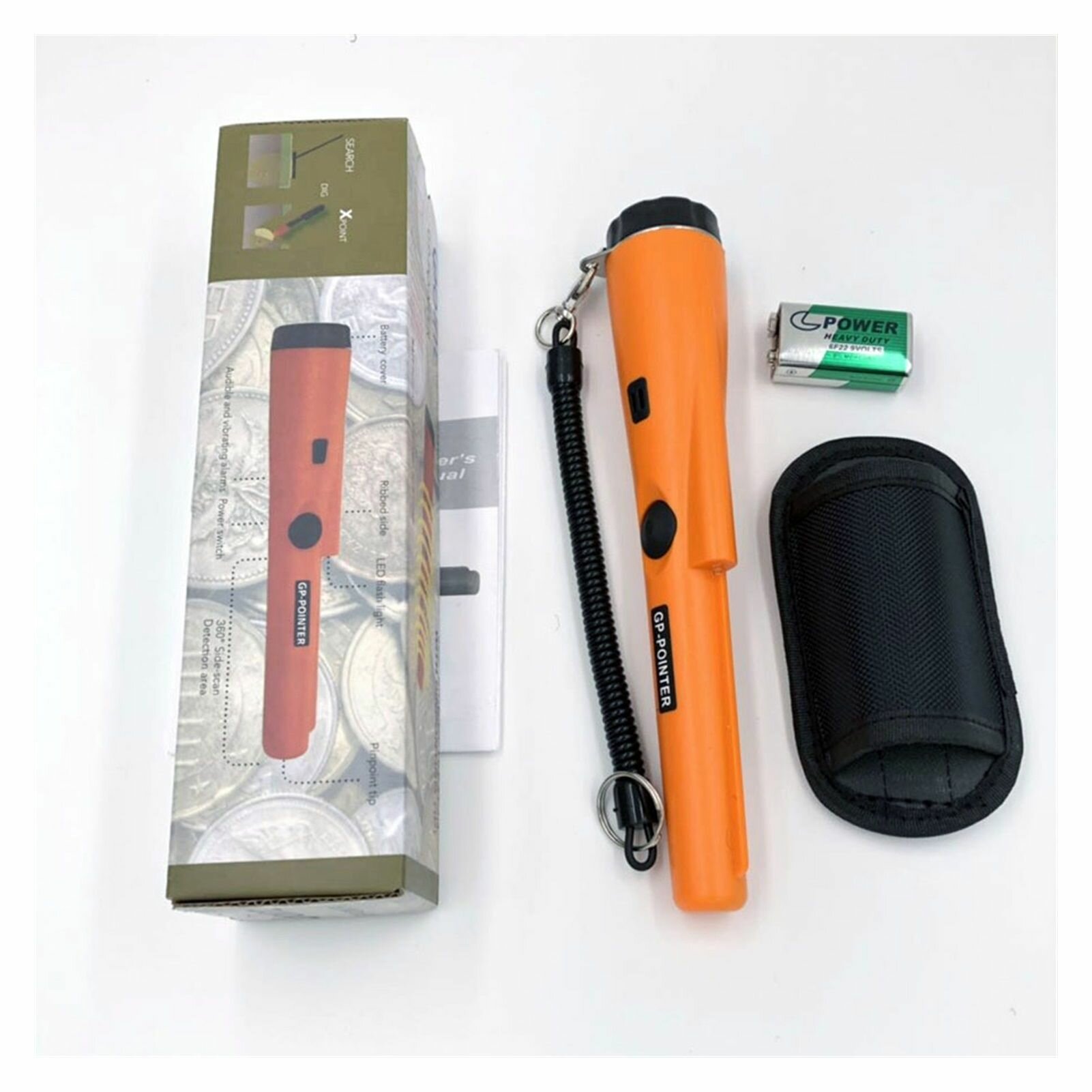 Небольшой Ручной металлоискатель Для поиска сокровищ Золотых, Серебряных и Медных Денег