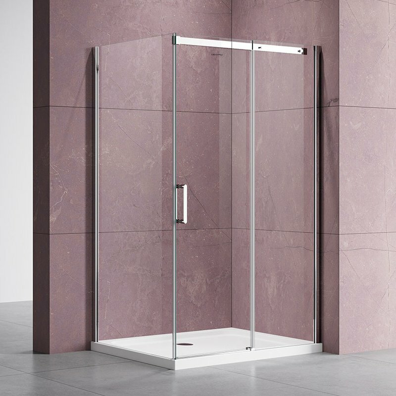 Душевой уголок Vincea Dice VSR-4D8016CL 160х80 см, профиль хром