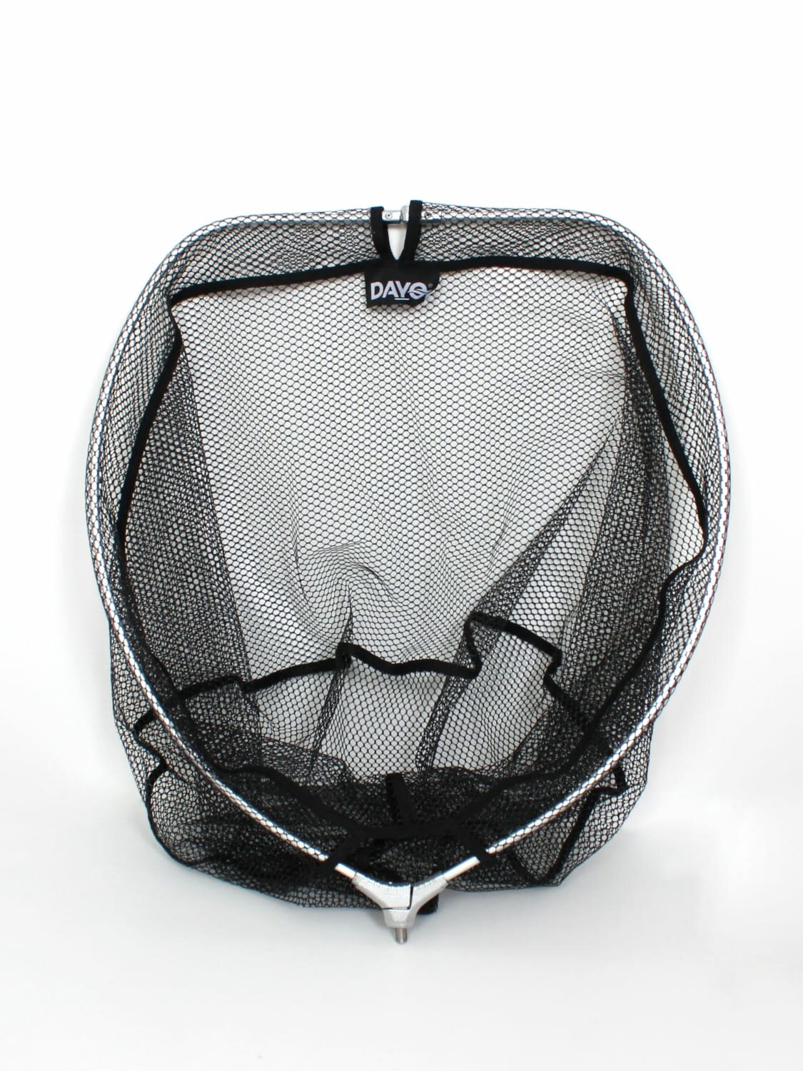 Голова для подсачека "DAYO" складная, диаметр 50см, обрезиненная сетка, резьба 3/8, черная