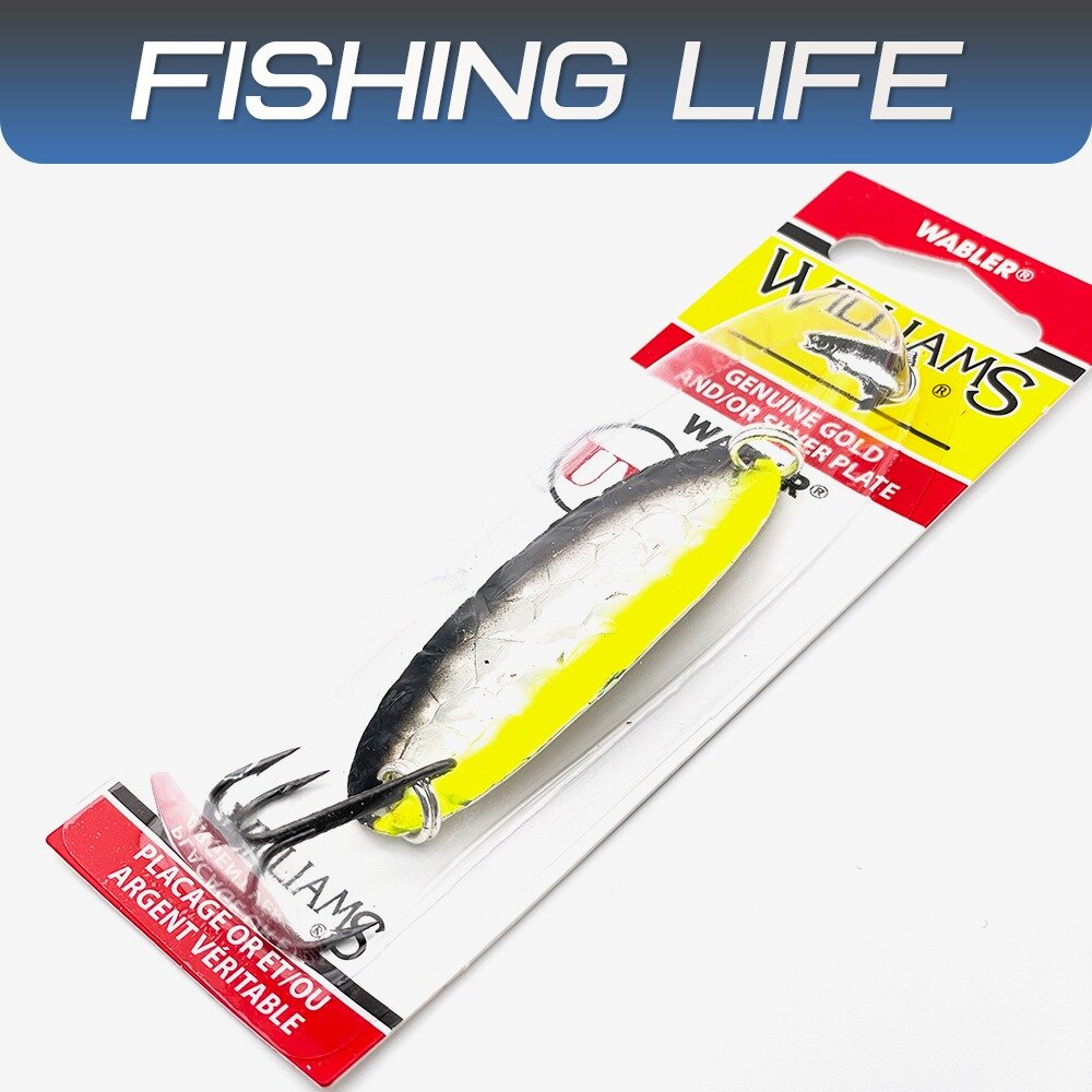 Блесна рыболовная WILLIAMS WABLER W40BA (57мм, 7 гр), wabler- uv bdap