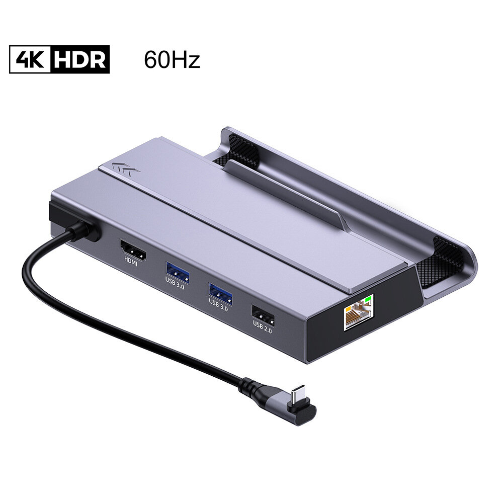 Док-станция для Steam Deck | Портативный ROG Type-C Hub с металлическим основанием и слотом M.2 SSD