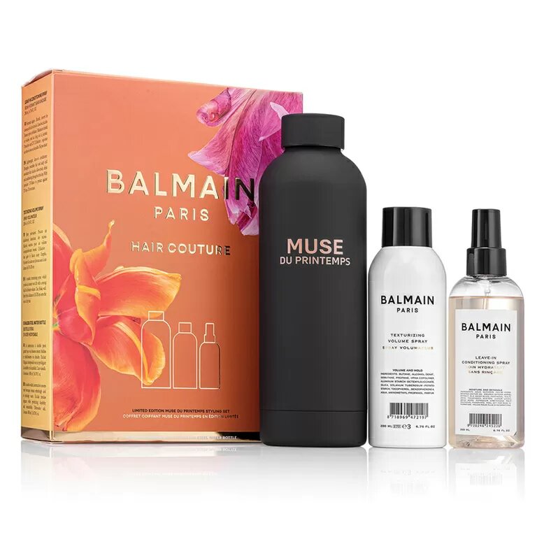 Balmain Limited Edition Muse du Printemps styling Set Набор с черной бутылкой Muse du Printemps styling Set