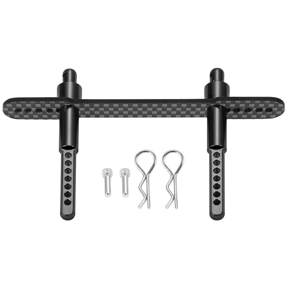 YEAHRUN Крепления для кузова RC автомобиля, металлический сплав, 1/10 Черный, Black Front