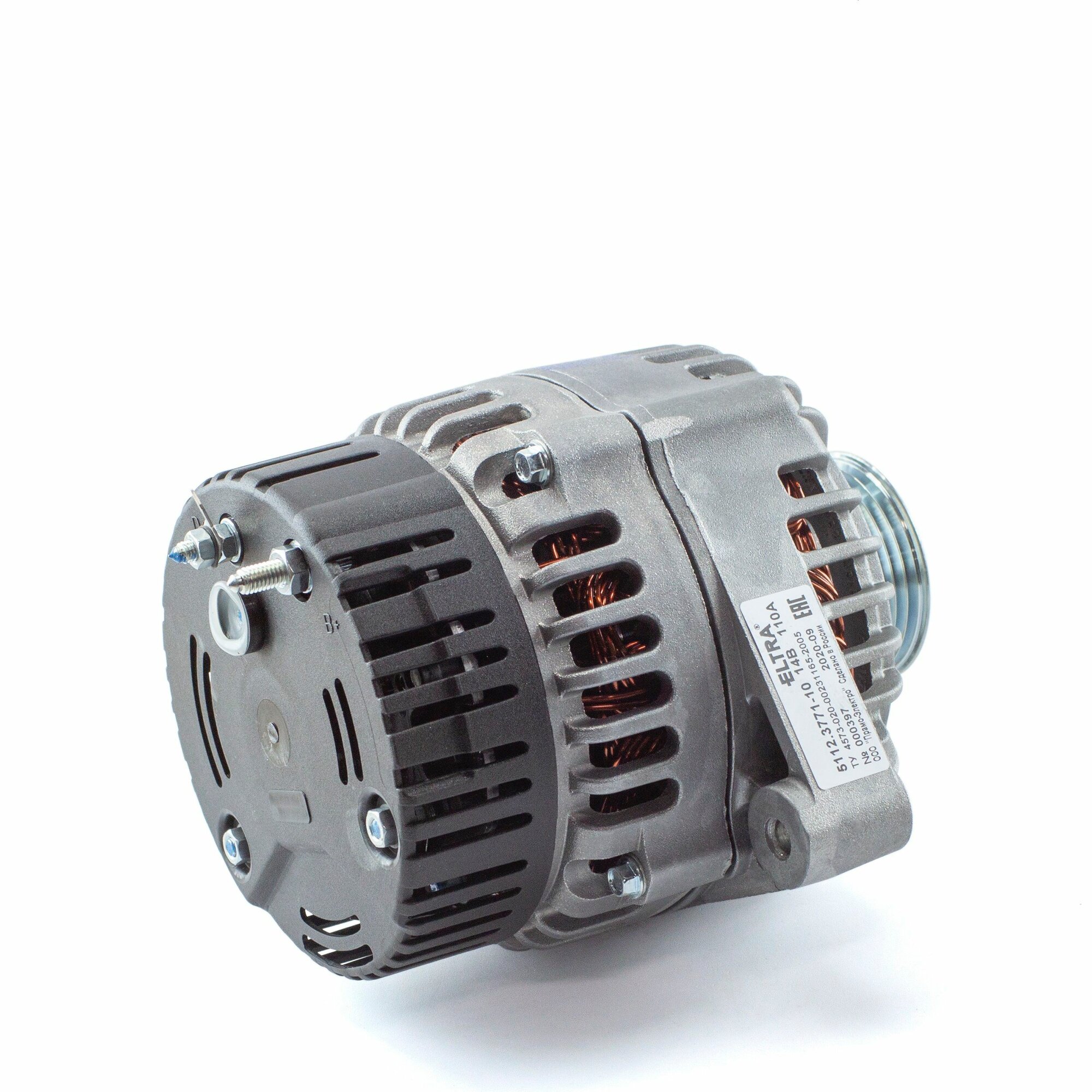 Генератор в сборе, 14В 110А, н/о для ВАЗ 2123, Шевроле Нива арт 5112377110