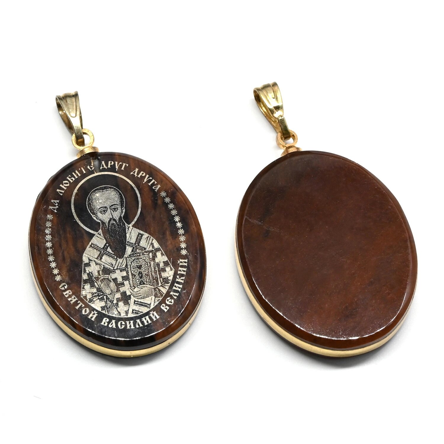 Подвеска, обсидиан