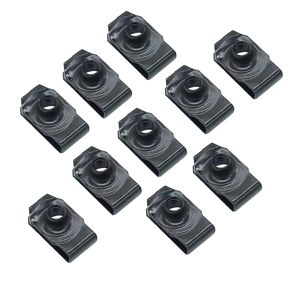 10 шт. черные зажимы типа U с резьбой 1/4-20 язычковые гайки пружинная гайка лицензионный зажим Q312