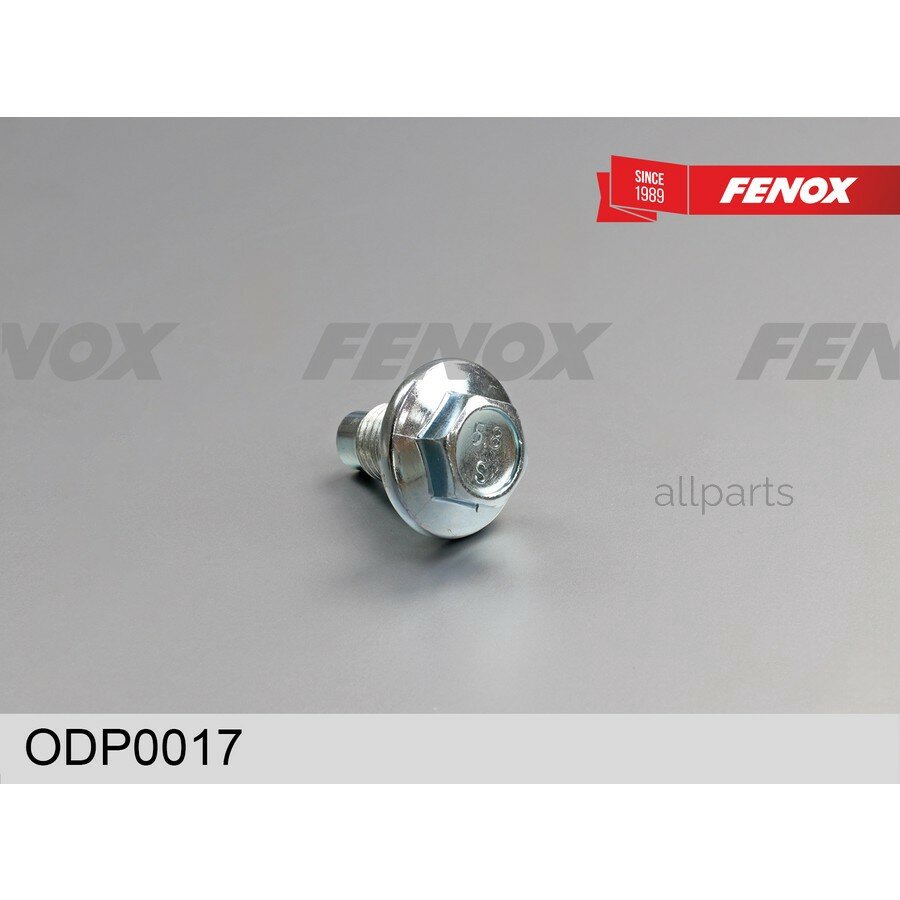 FENOX ODP0017 Болт маслосливной в поддон L37*M12*1.75 мм GM Opel