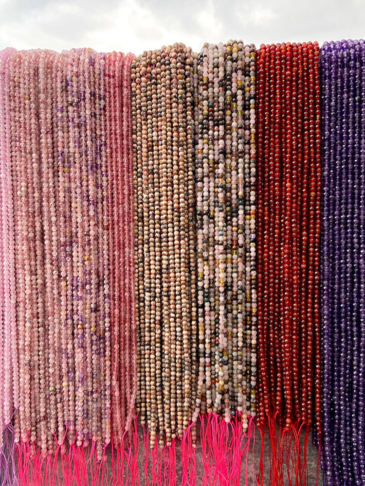 Черный оникс, натуральный камень,2 мм, бусины на нитке, для рукоделия