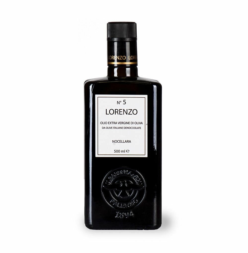 Масло оливковое Barbera LORENZO №5 Nocellara Extra Virgine регион Сицилия 500 мл Италия