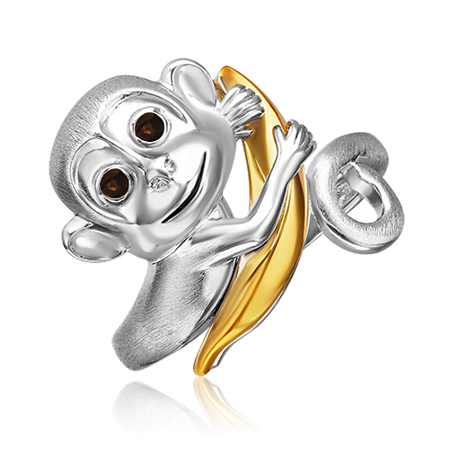 Кольцо, серебро, 925 проба