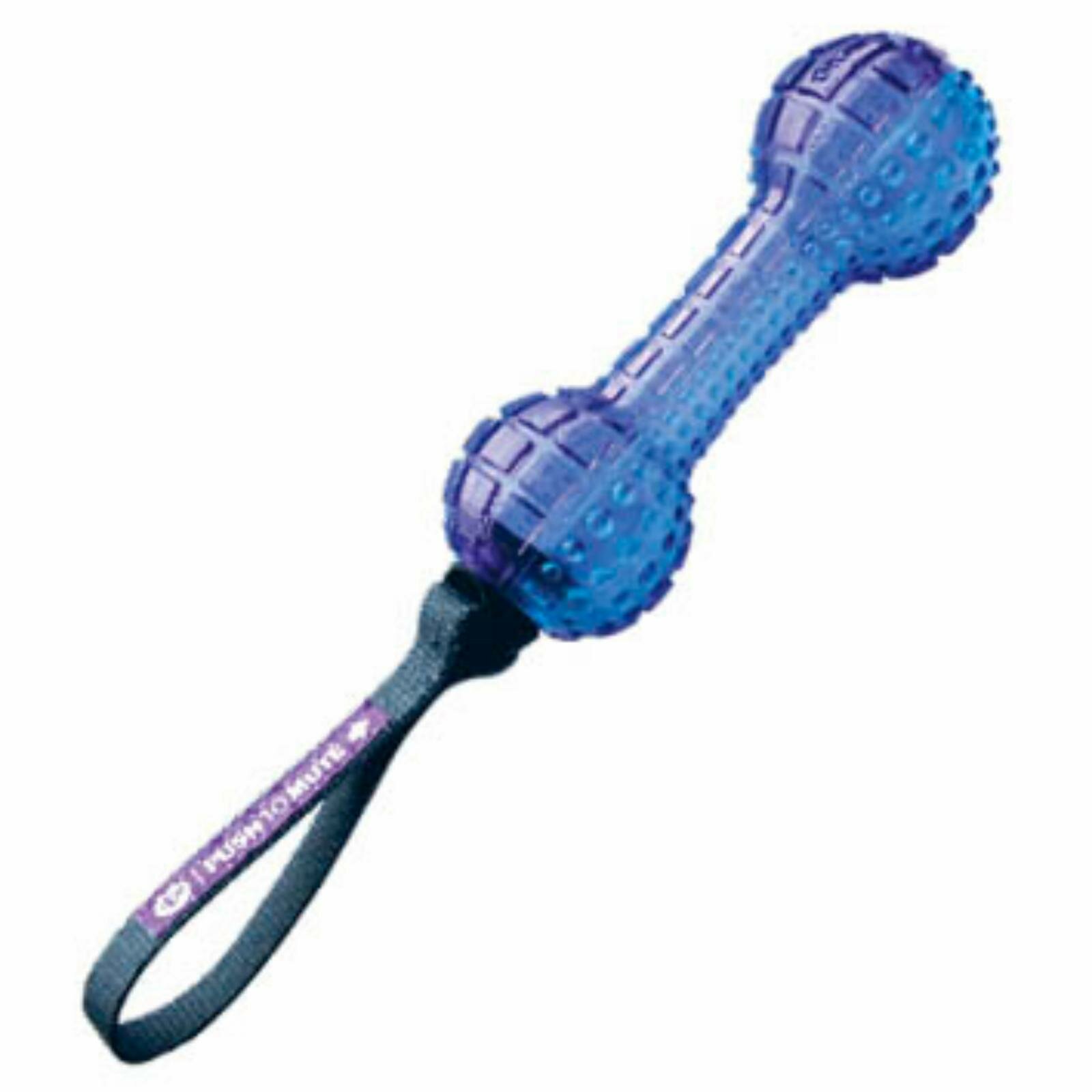 Игрушка "Гантеля" с отключаемой пищалкой, резина/нейлон