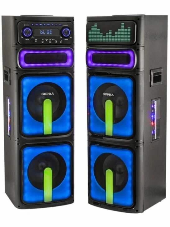 Минисистема Supra SMB-2050 черный 180Вт FM USB BT SD