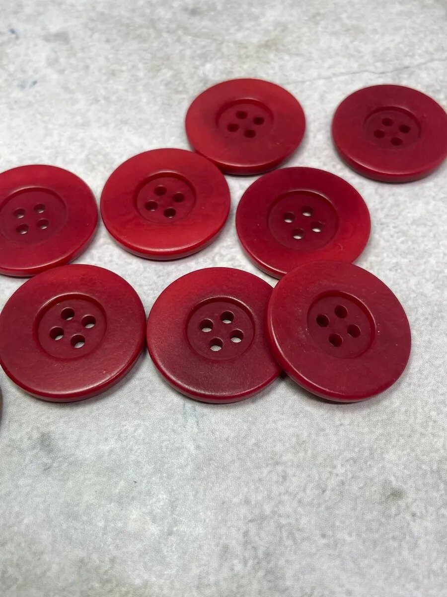 Пуговицы для шитья из ореха Короззо 24 мм