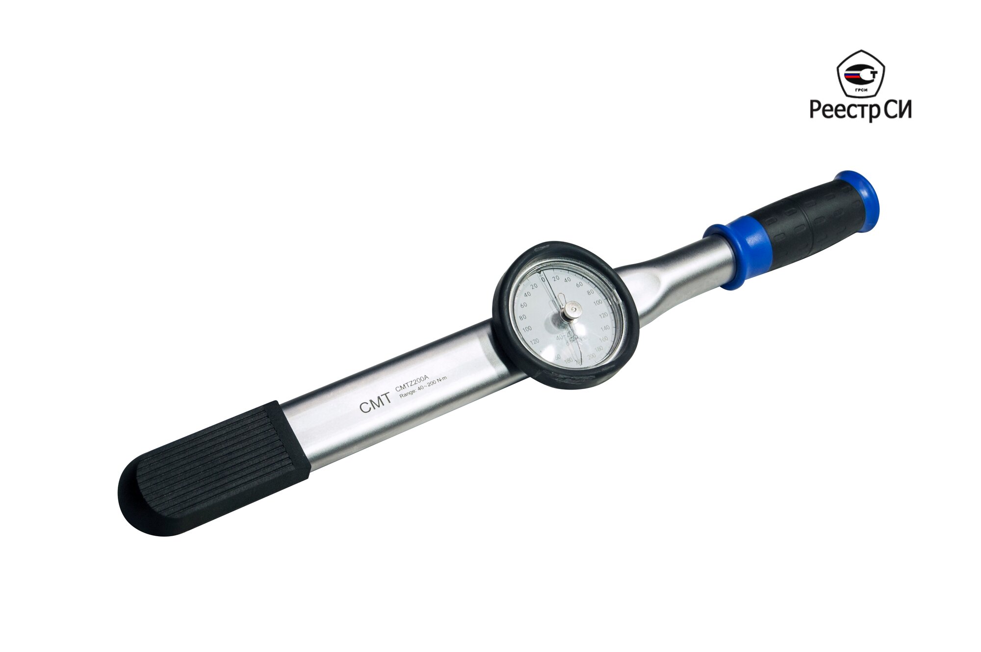 Динамометрический ключ CMTZ-200A, стрелочный, 40-200 Нм, 3/4