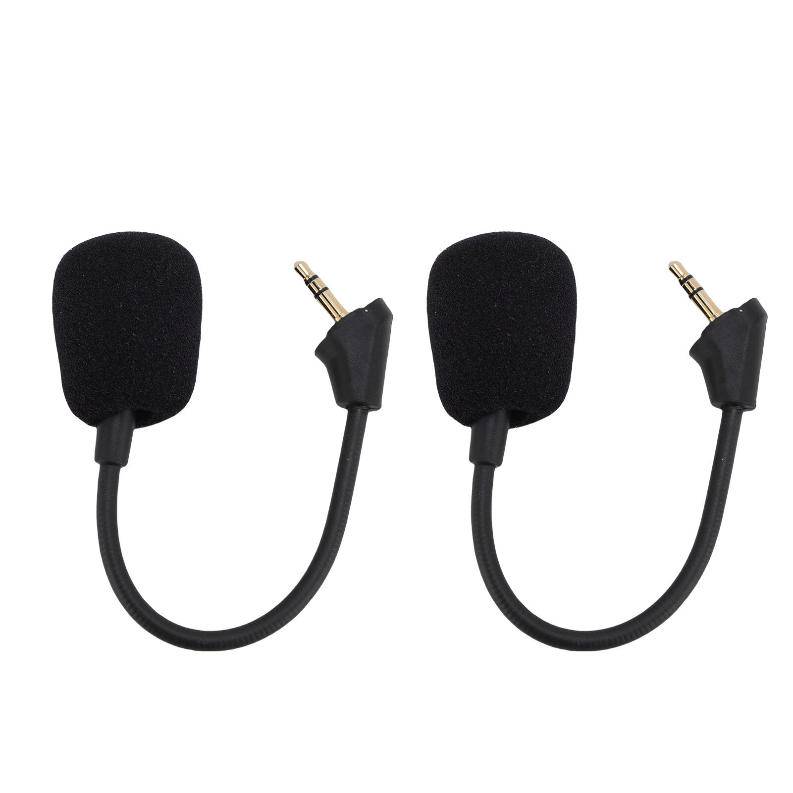 2 сменных микрофона для игровой гарнитуры HyperX Cloud Alpha S, 3,5 мм, съемный игровой микрофон с шумоподавлением для компьютера и ПК.