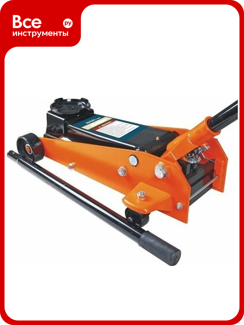 Гидравлический подкатной домкрат TOR 2,0 т, высота подъема 330 мм, профессиональный класс для подъема тяжелых объектов