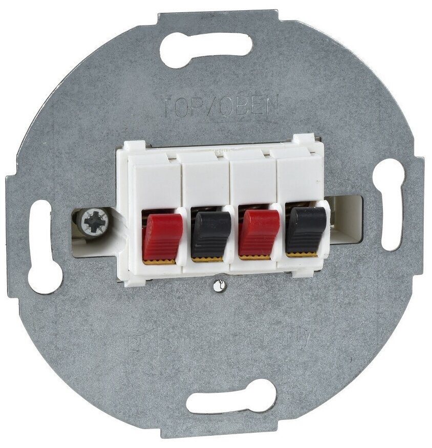 Механизм двойной аудиорозетки Schneider Electric Merten с пружинными зажимами белый MTN467019