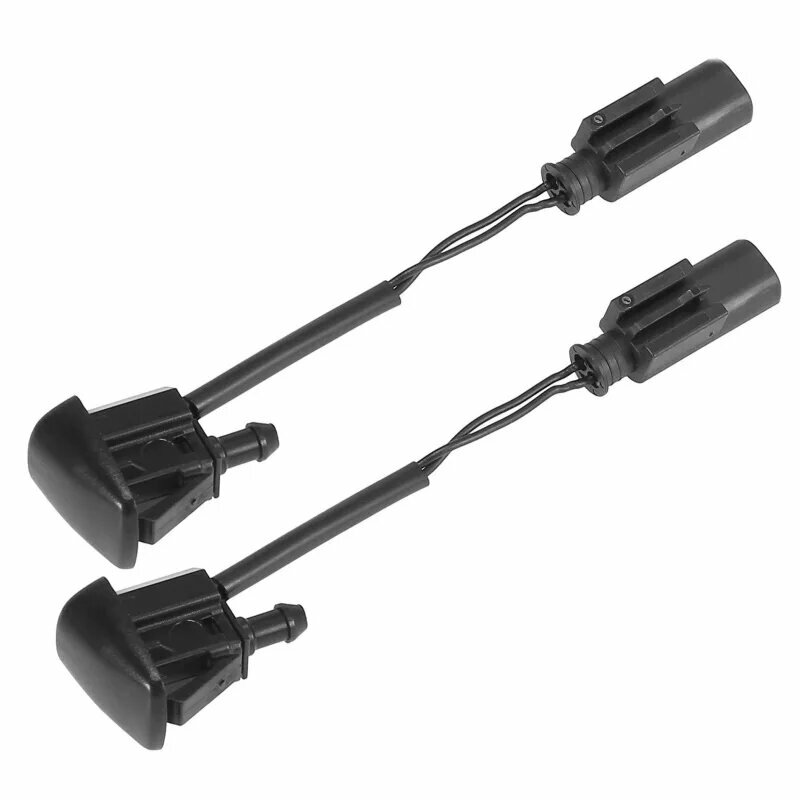 2 шт. 61667046060 форсунка омывателя с подогревом лобового стекла для BMW-5 серии E60 E61 2004-2010 525I 528I 530I 535I 550I