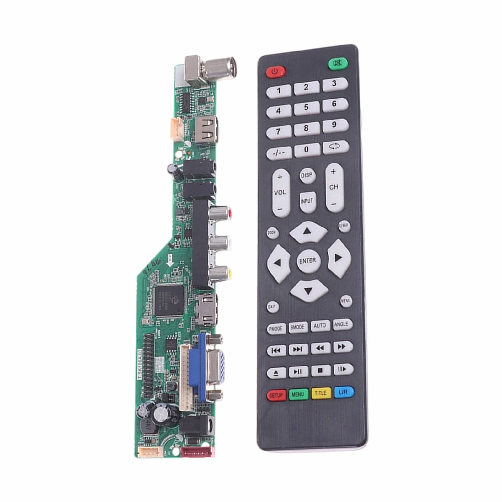 Заменяемая панель управления ТВ с улучшенным интерфейсом и пластиковой текстурой