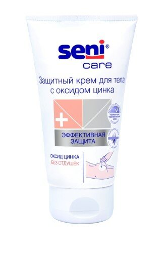 Seni care крем защитный с оксидом цинка для тела 100 мл