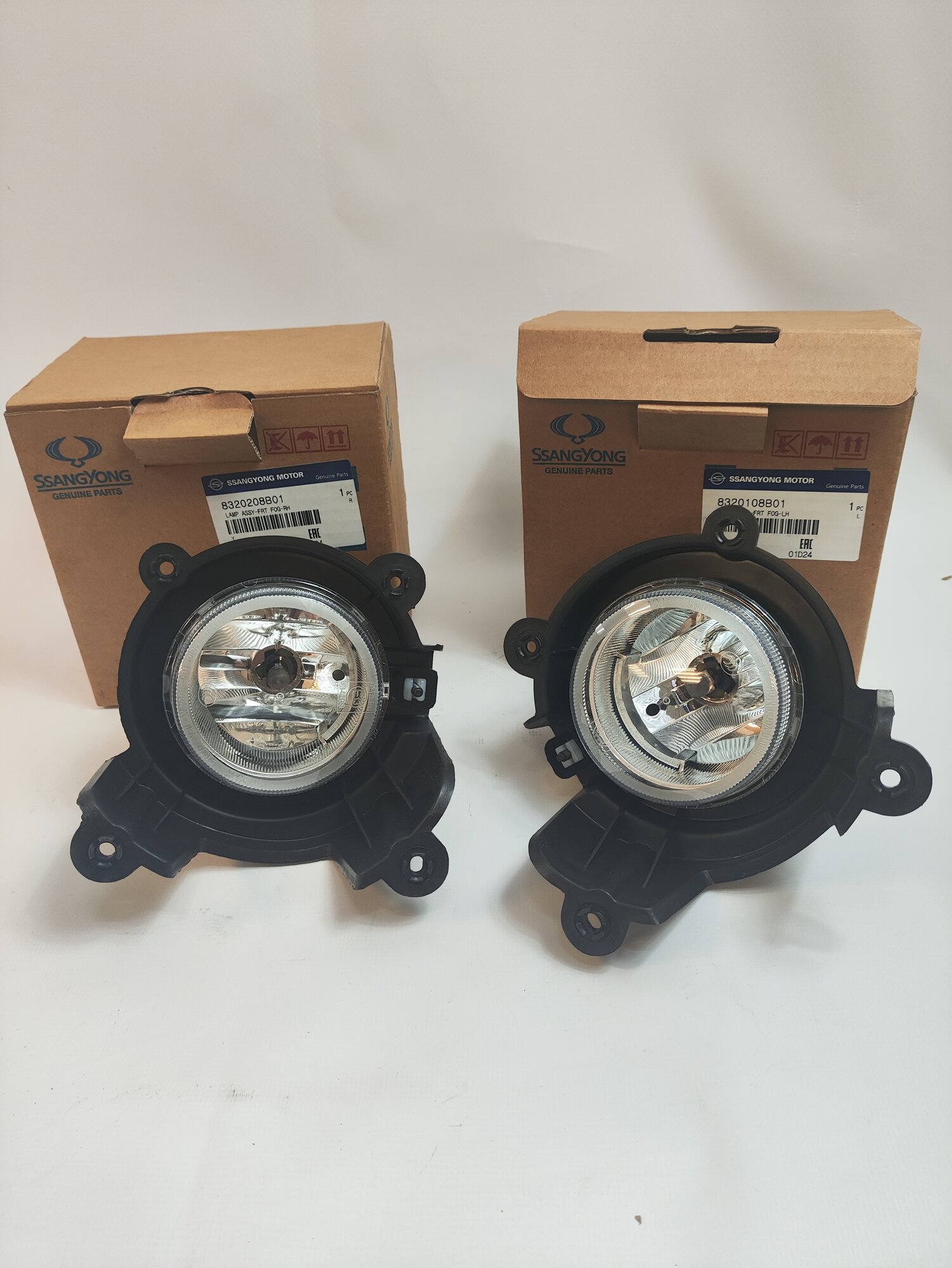 Противотуманные фары, для SsangYong Rexton II, комплект, левая и правая, оригинал