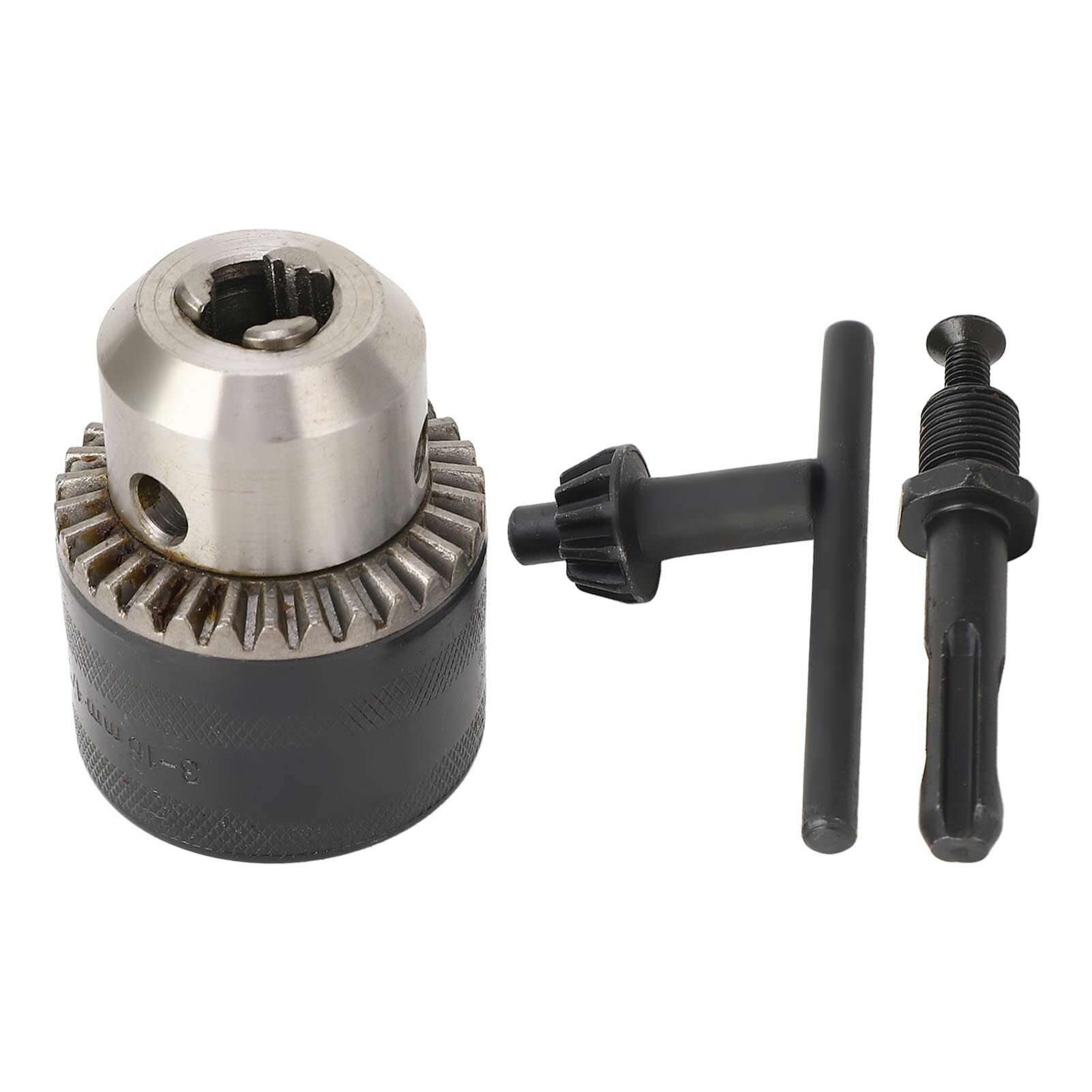 Комплект переходников для сверлильного патрона с ключом 3 16 мм, резьба 1/2 20UNF, 3-кулачковый патрон для ударных дрелей