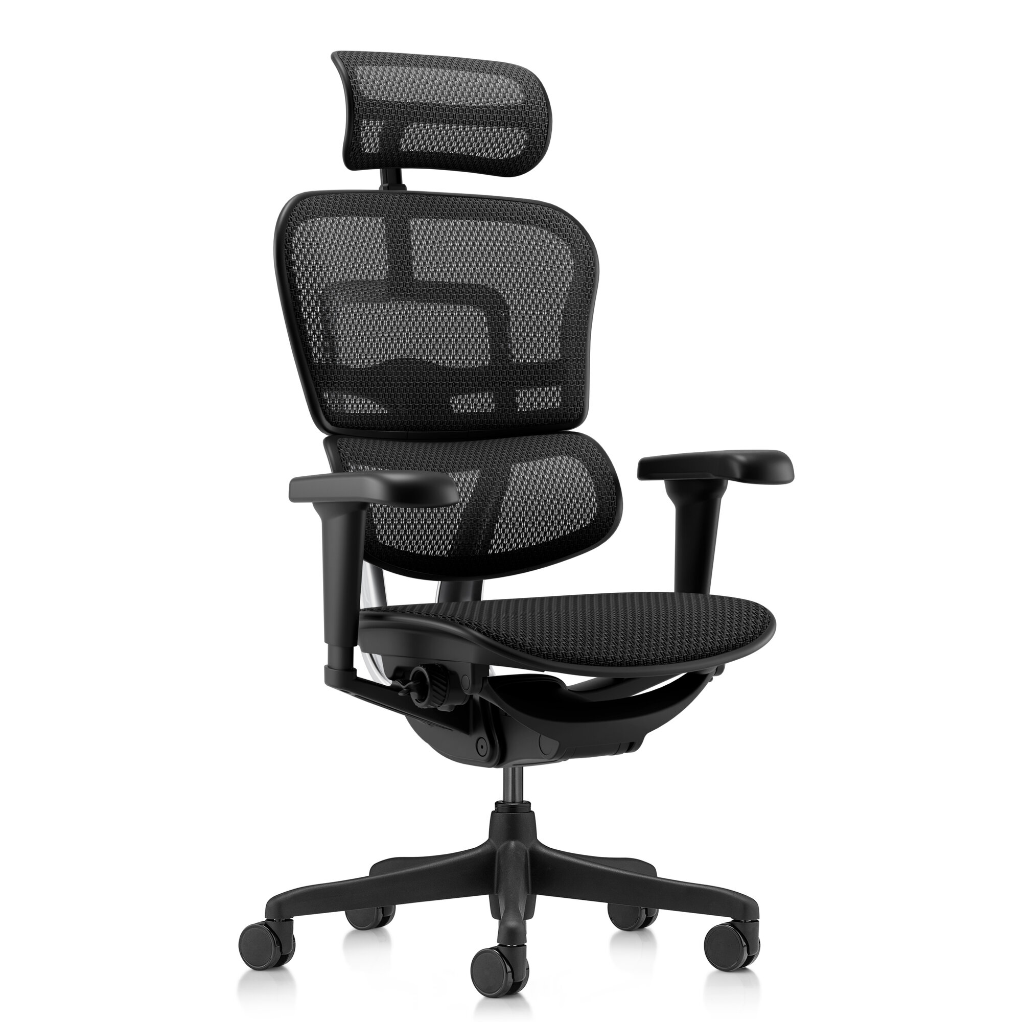 Кресло FALTO Ergohuman 2 Ultra ST (натяжение сетки, наклон вперед, сетка, черный)