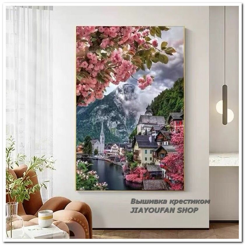 Эксклюзивный набор для вышивки крестиком 11CT, размер канвы 50x70 см, создает готовую работу 40x60 см