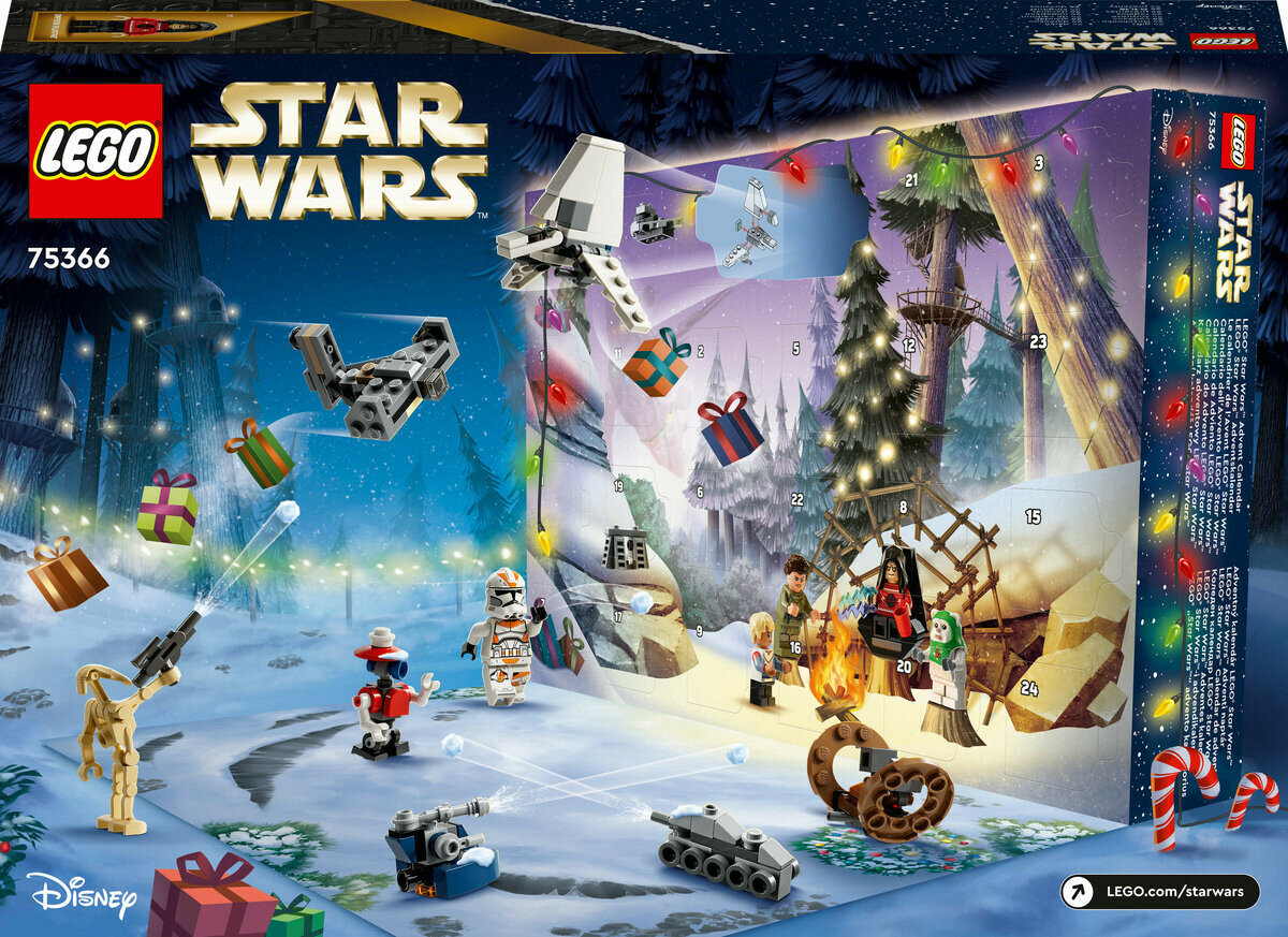 Конструктор LEGO Star Wars 75366 Адвент-календарь 2023, количество деталей 320