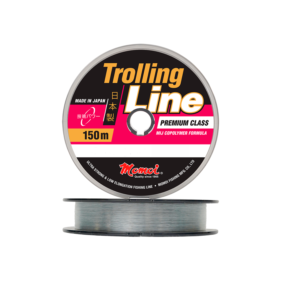 Леска Momoi Fishing "Trolling Line", 0,37 мм, 13,0 кг, 150 м, прозрачная