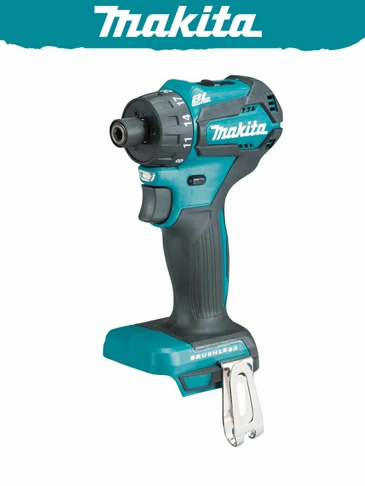 Makita DDF083 18V LXT Brushlesst Компактный аккумуляторный шуруповерт Дрель-шестигранник 40Nm Легкий электрический шуруповерт Электроинструмент