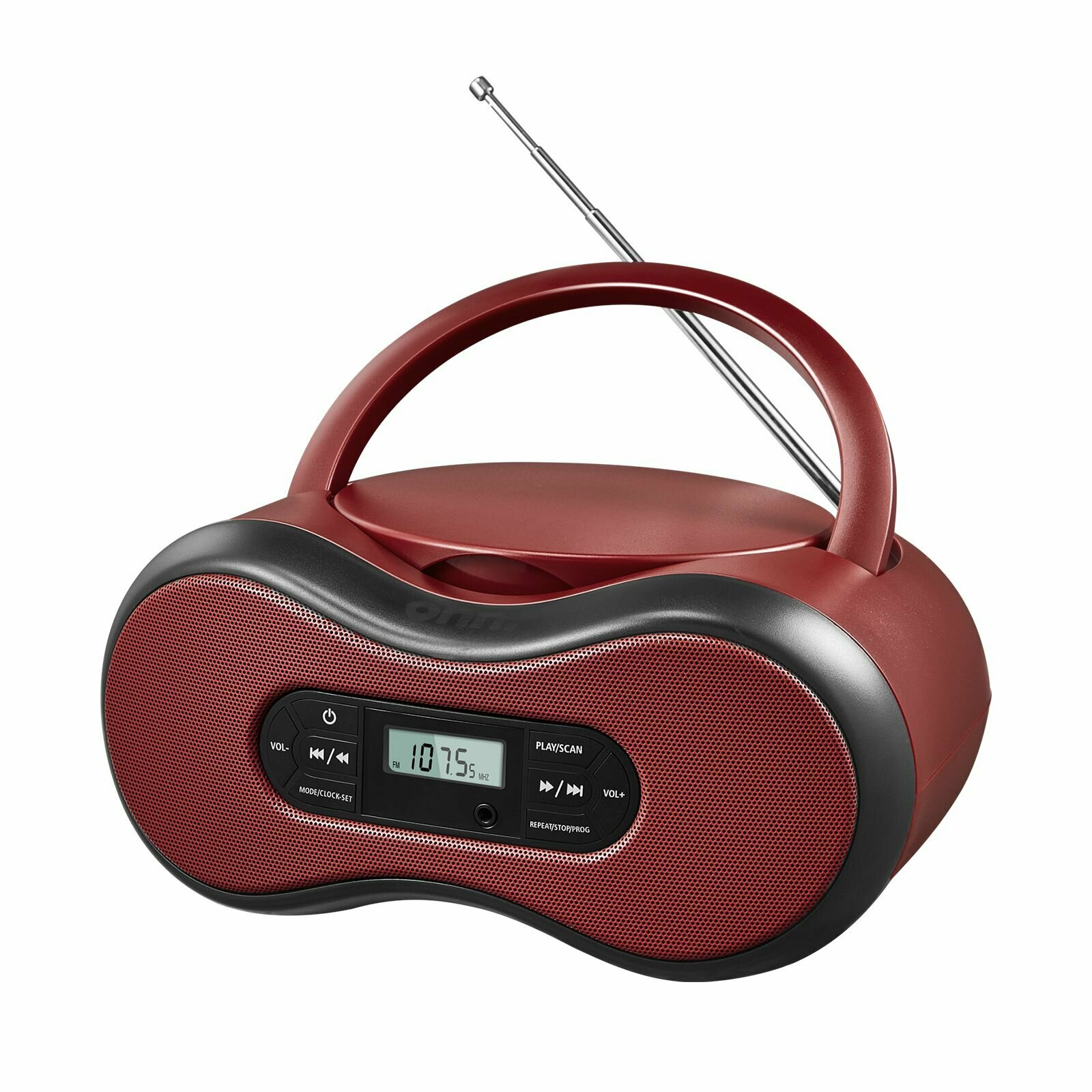 CD-плеер Boombox с Bluetooth, FM-радио, вход Aux 3,5 мм, не поддерживает воспроизведение дисков формата MP3