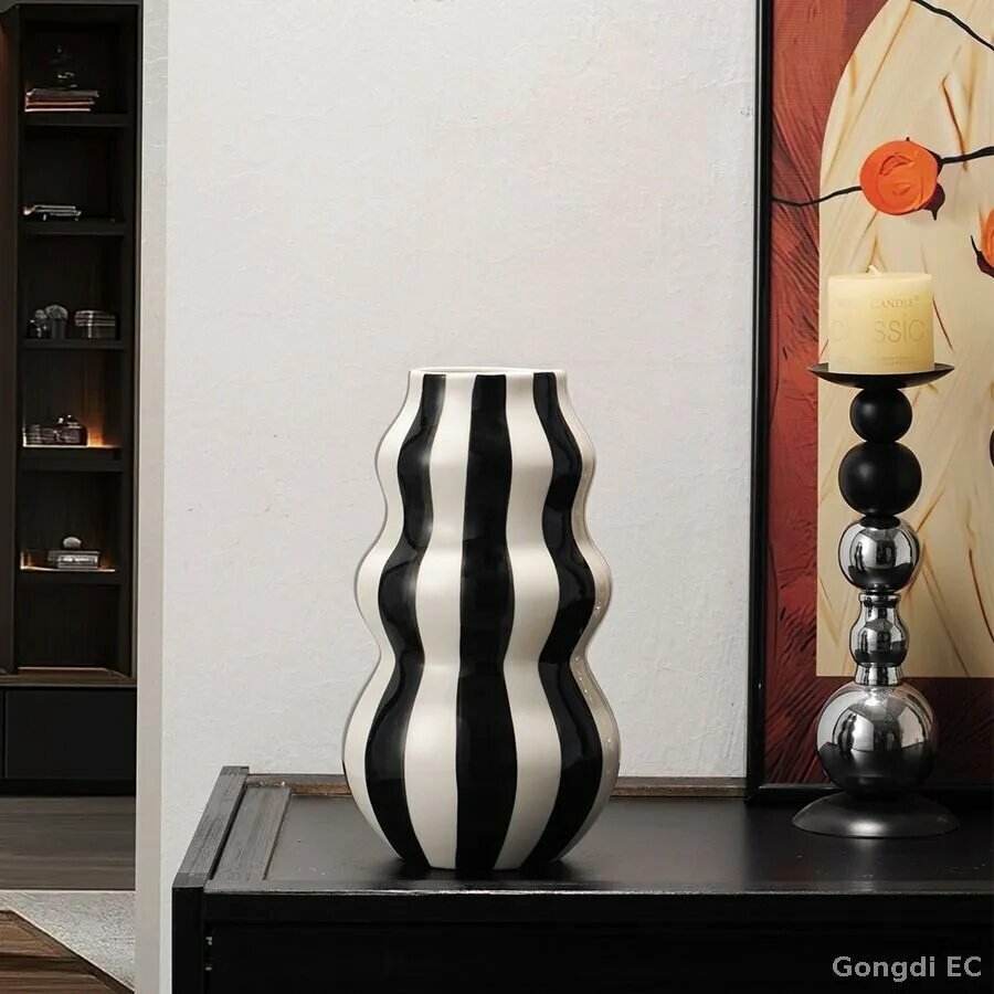 Ваза, 23 см , Керамика, 1 шт