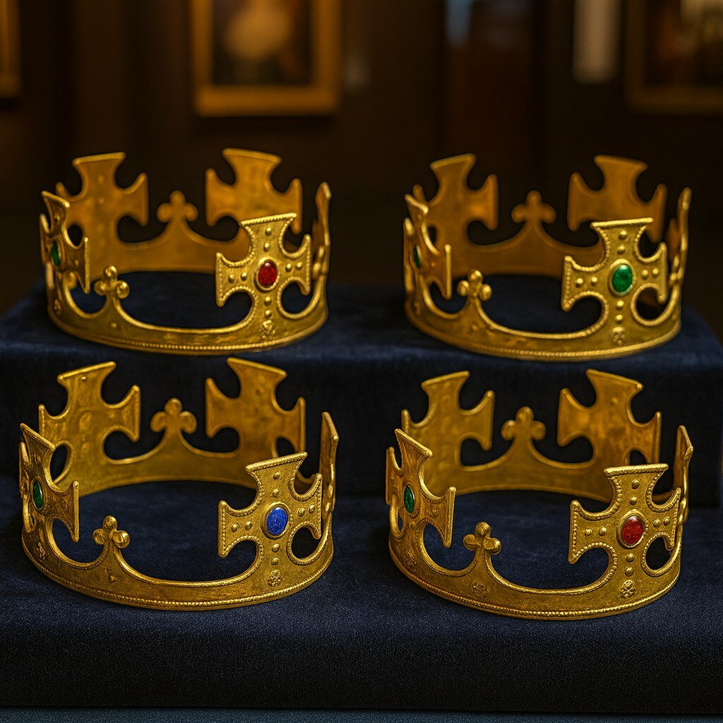 Набор 4 шт - COSY Корона-трансформер 7 см,