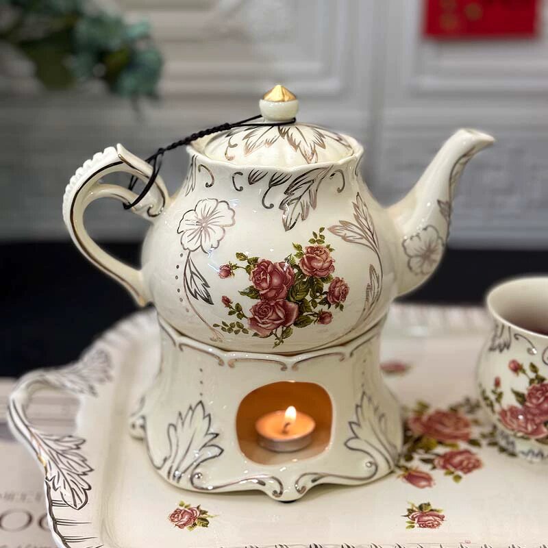 Кофейник в европейском стиле для заваривания кофе, чайник для молочного чая, набор керамических кофейников для дома,