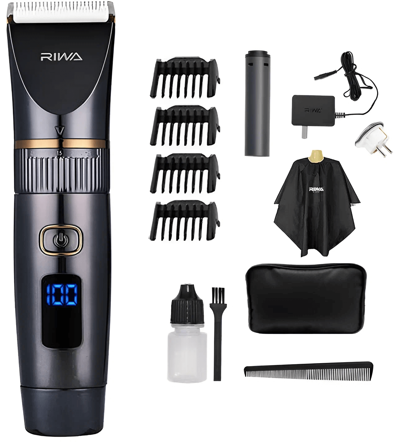 Машинка для стрижки Riwa Hair Clipper RE-6501 Black CN