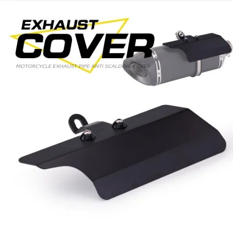 Универсальный защитный выхлопной глушитель для трубы, защитный чехол для Черный, type-a